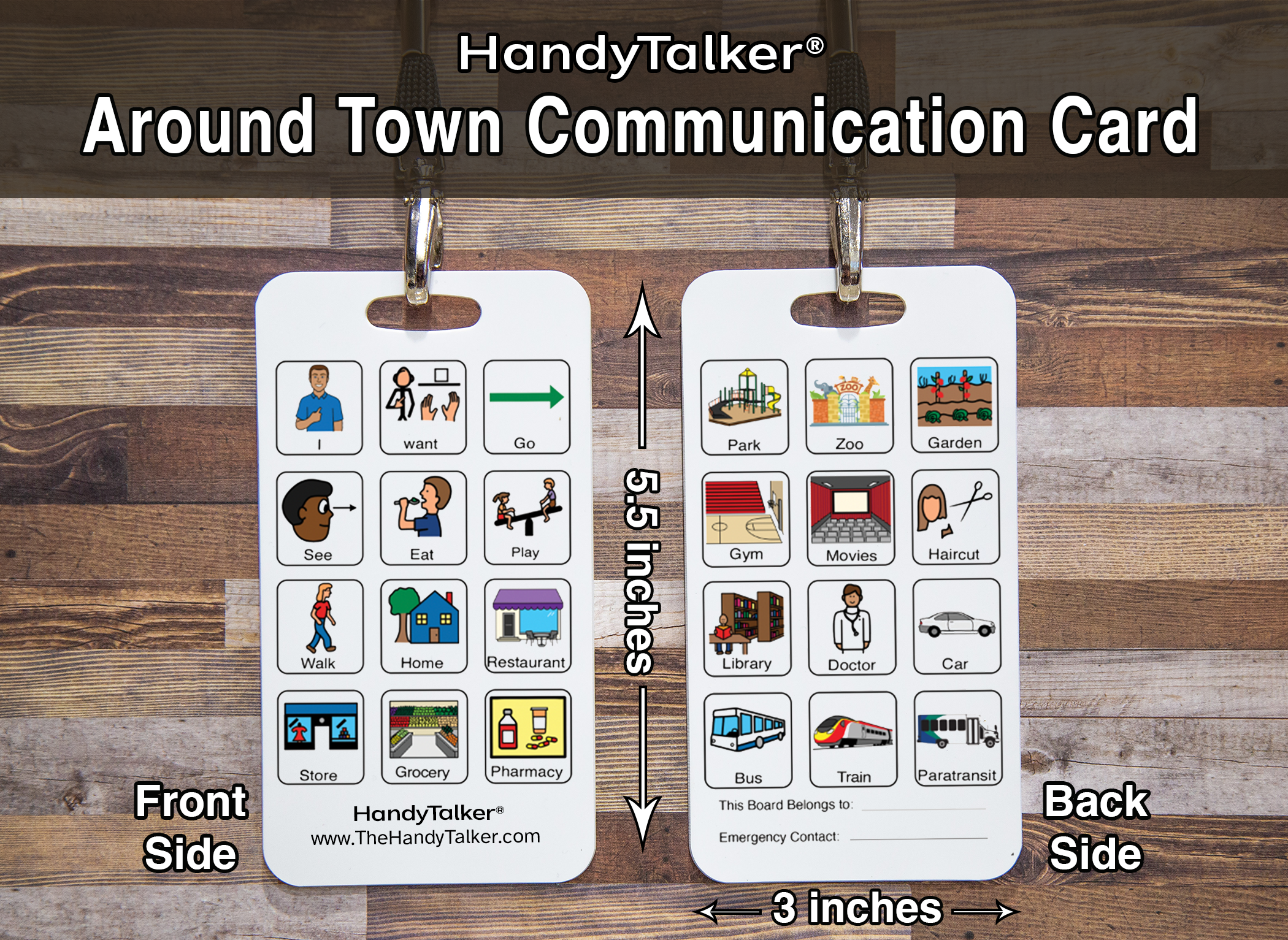 HandyTalker™ Around Town AAC Portable Device – Coatney Creations