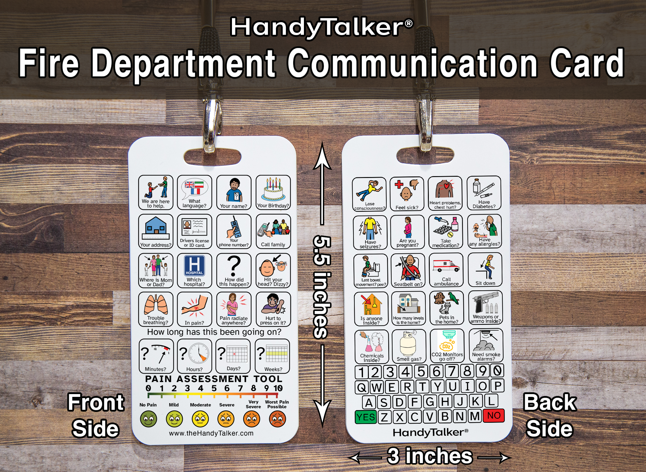 HandyTalker™ Police Officer AAC PECS Board – Coatney Creations